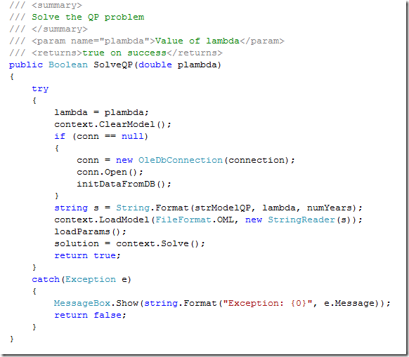 Yet Another Math Programming Consultant Ms Solver Foundation Excel Interface Through Com C